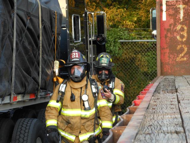 Tractor Trailers on Fire in East Nottingham - Union Fire Company No. 1