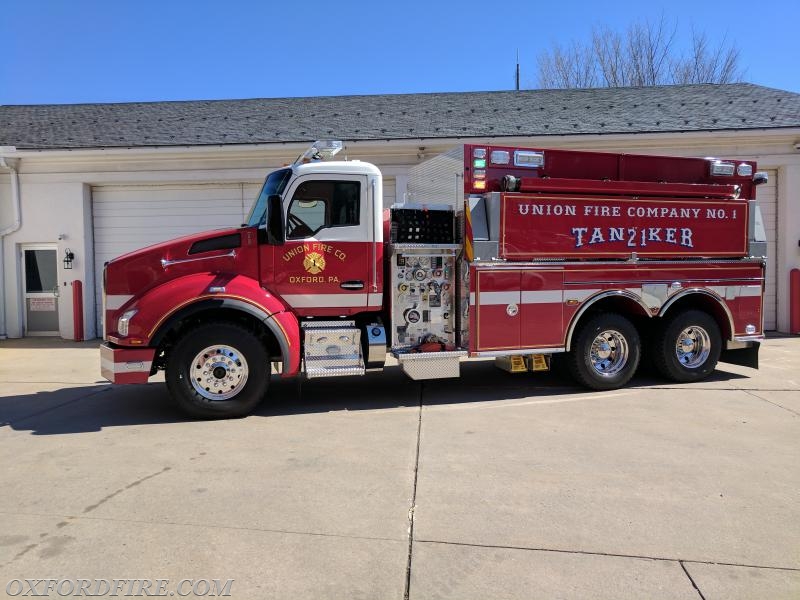 Tanker 21 Placed Into Service - Union Fire Company No. 1