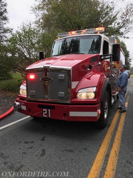 Engine and Tanker Run Cecil Fire - Union Fire Company No. 1